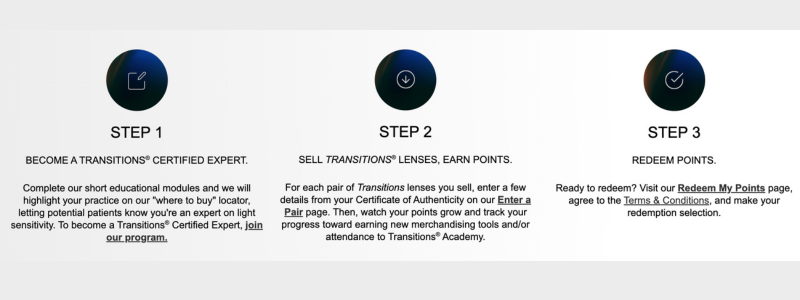 Transitions PointsPlus Rewards